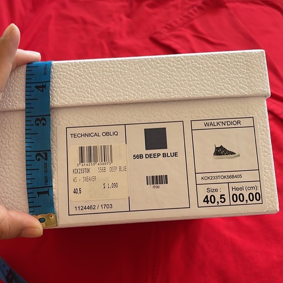 Dior | Other | Dior Shoe Box New With Tissue Paper And Card Inside ...